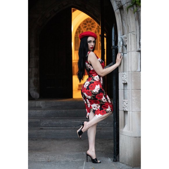 katakomb | Dresses | Plus Size Rockabilly Dress Skull Skeleton Goth ...
